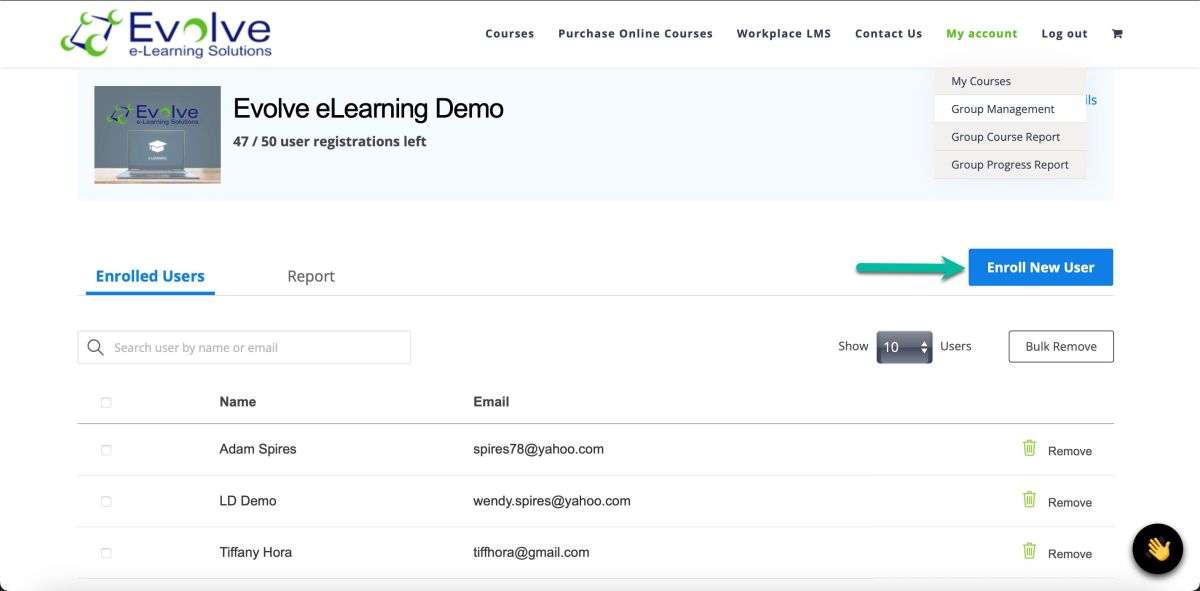 Training Setup - Evolve e-Learning Solutions